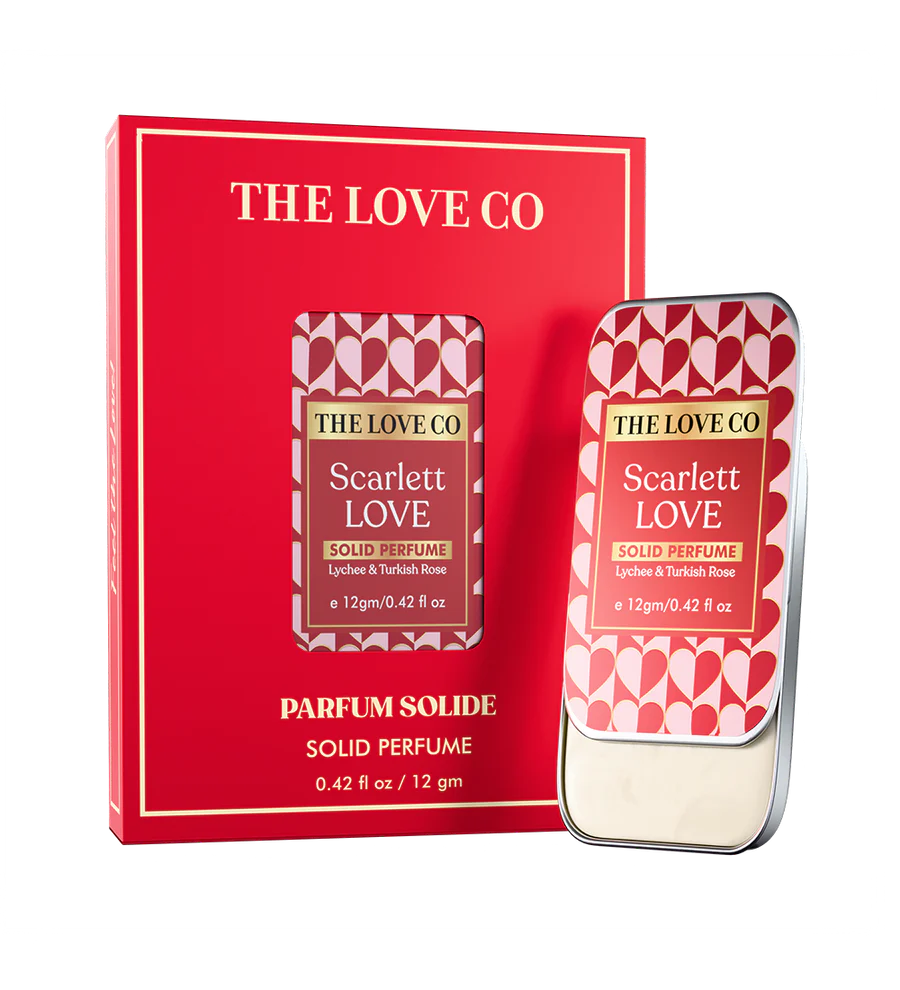 Experience the Bold Charm of Scarlett Love Solid Perfume – The Love Co